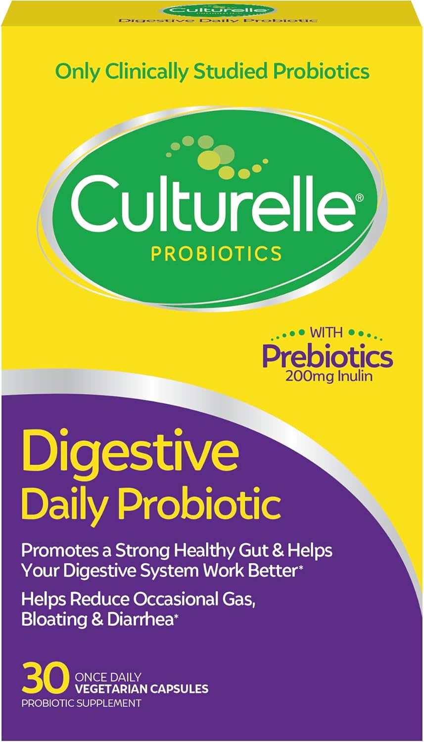 Culturelle Daily Probiotic | LGG Strain for Digestive Health, Gas ...